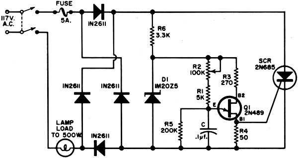 Silicon Controlled Rectifier Schematic Diagram Circuit Diagram